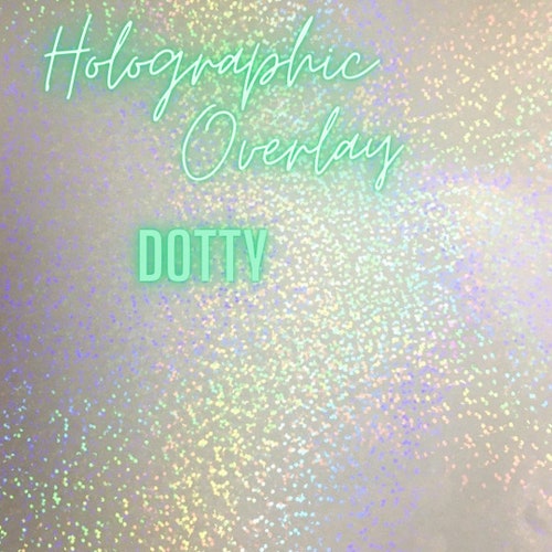 Self-adhesive Holographic Vinyl Overlay Sticker Scattered - Etsy