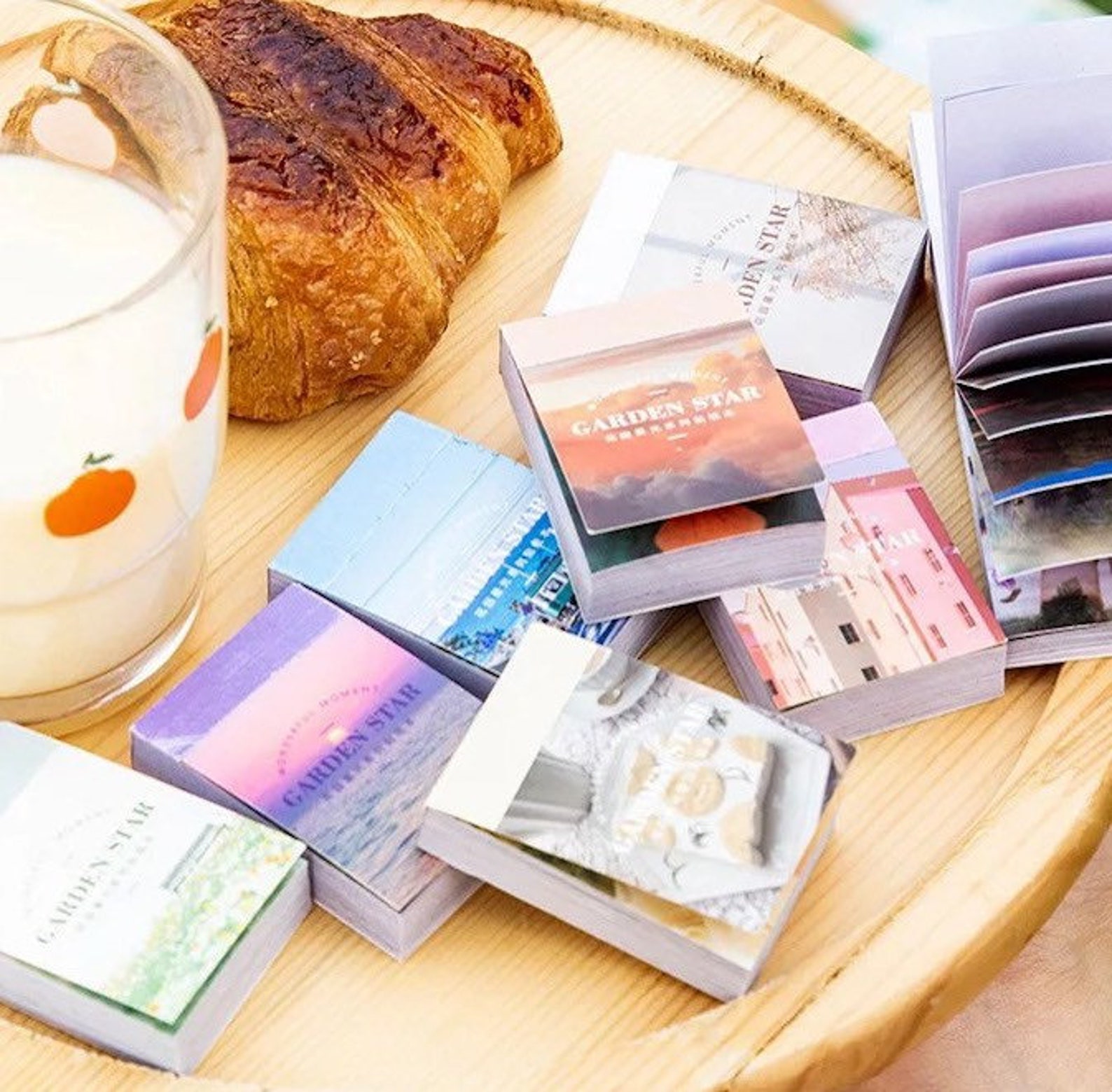 Aesthetic Landscape Sticker Book 50 Stickers Garden Star - Etsy UK