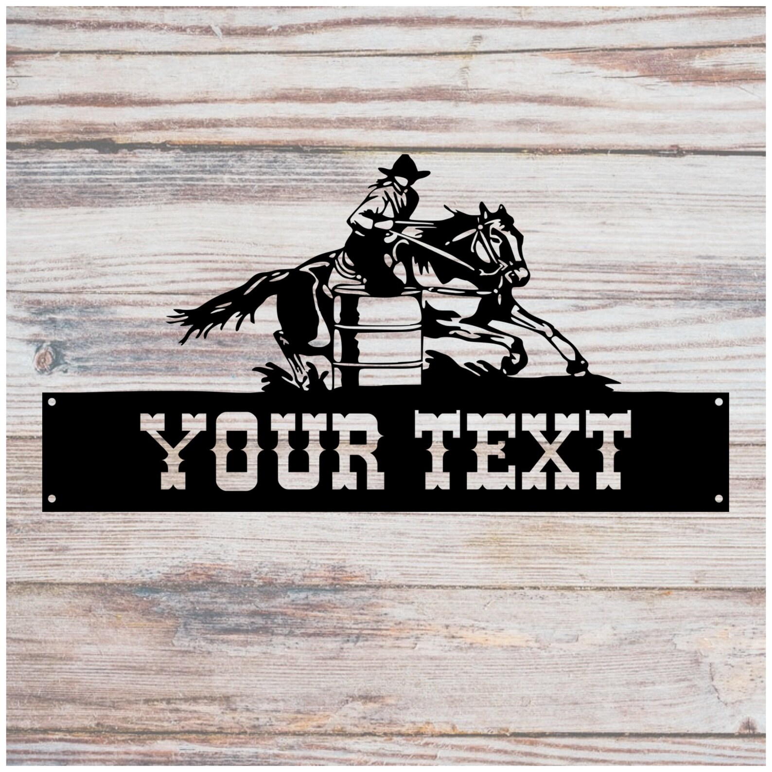 Barrel Racer Custom Sign Welcome Barrel Racer Rodeo Sign - Etsy
