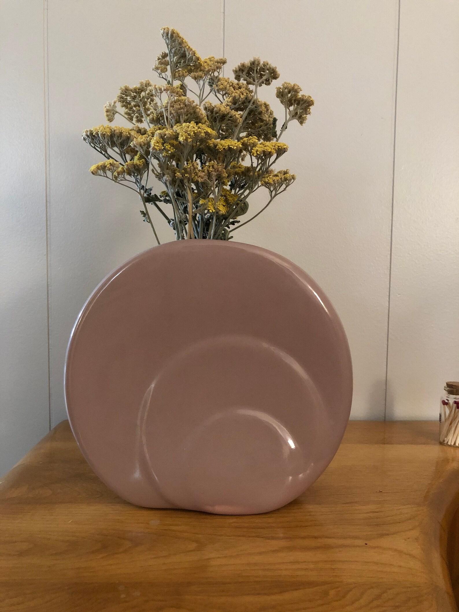 Mauve Deco Vase | Etsy