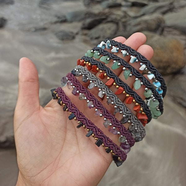 Macrame Anklet - Etsy