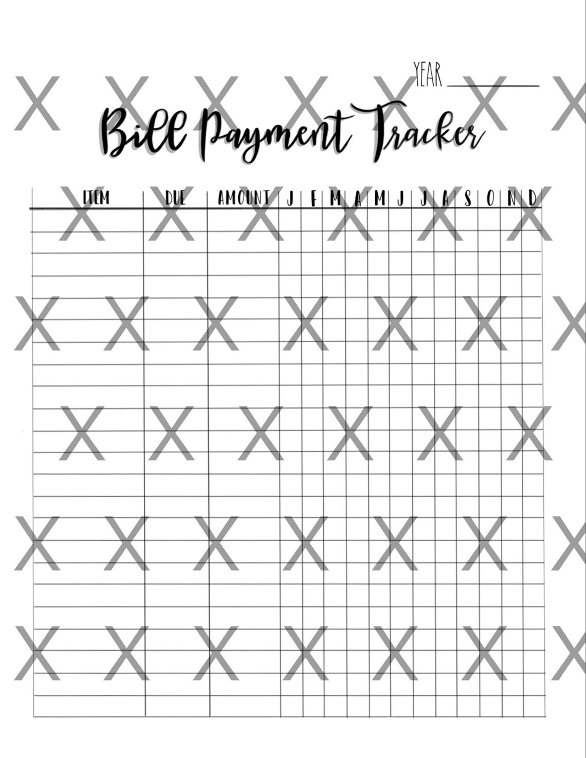 Cute Budget DIY, Budget Tracker Sheet, Budget Tracker by Month, Bill ...