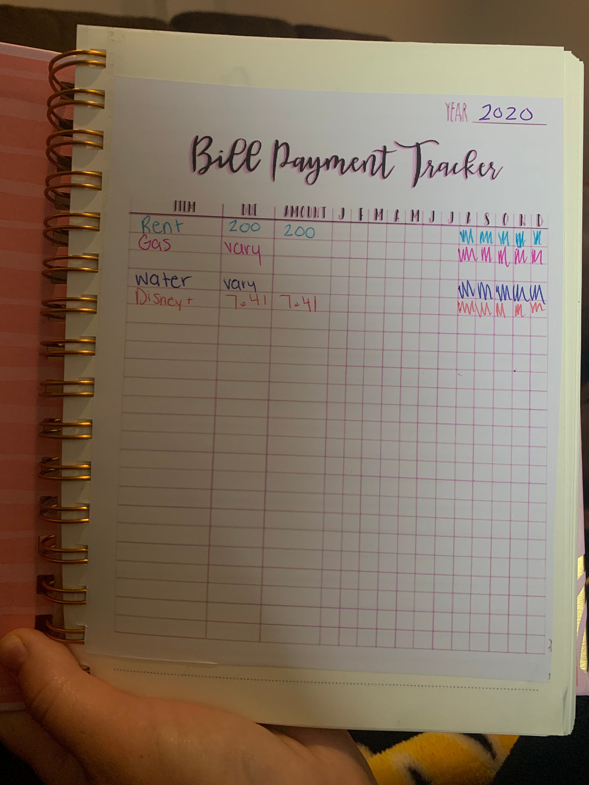 Cute Budget DIY, Budget Tracker Sheet, Budget Tracker by Month, Bill ...