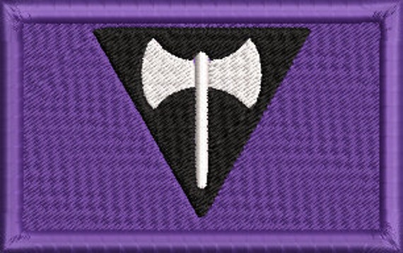 LGBT Pride Flag Patch and Badge Labrys Lesbian | Etsy