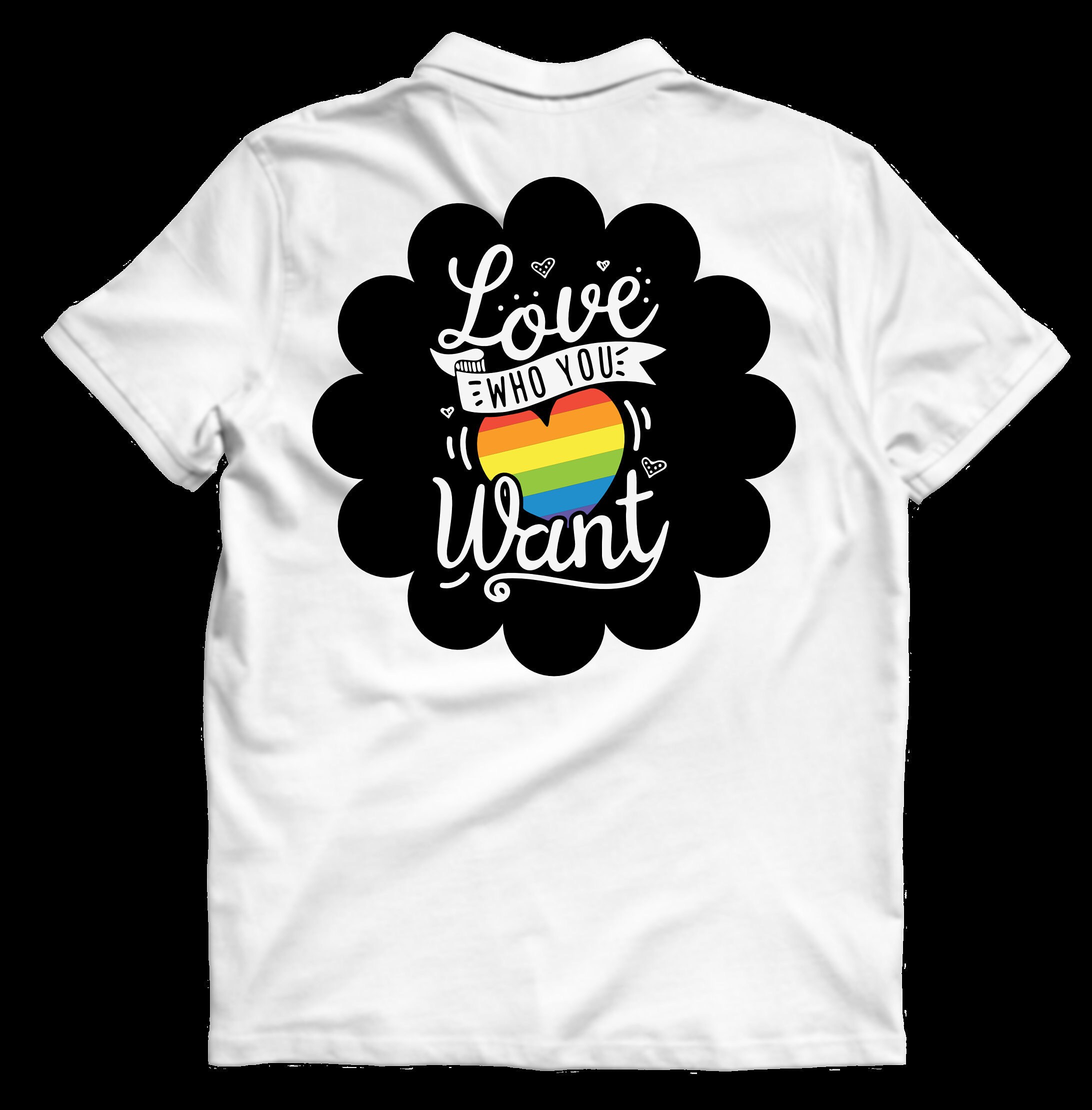 Pride Polo Shirt Love Who You Want Various Style Options - Etsy UK