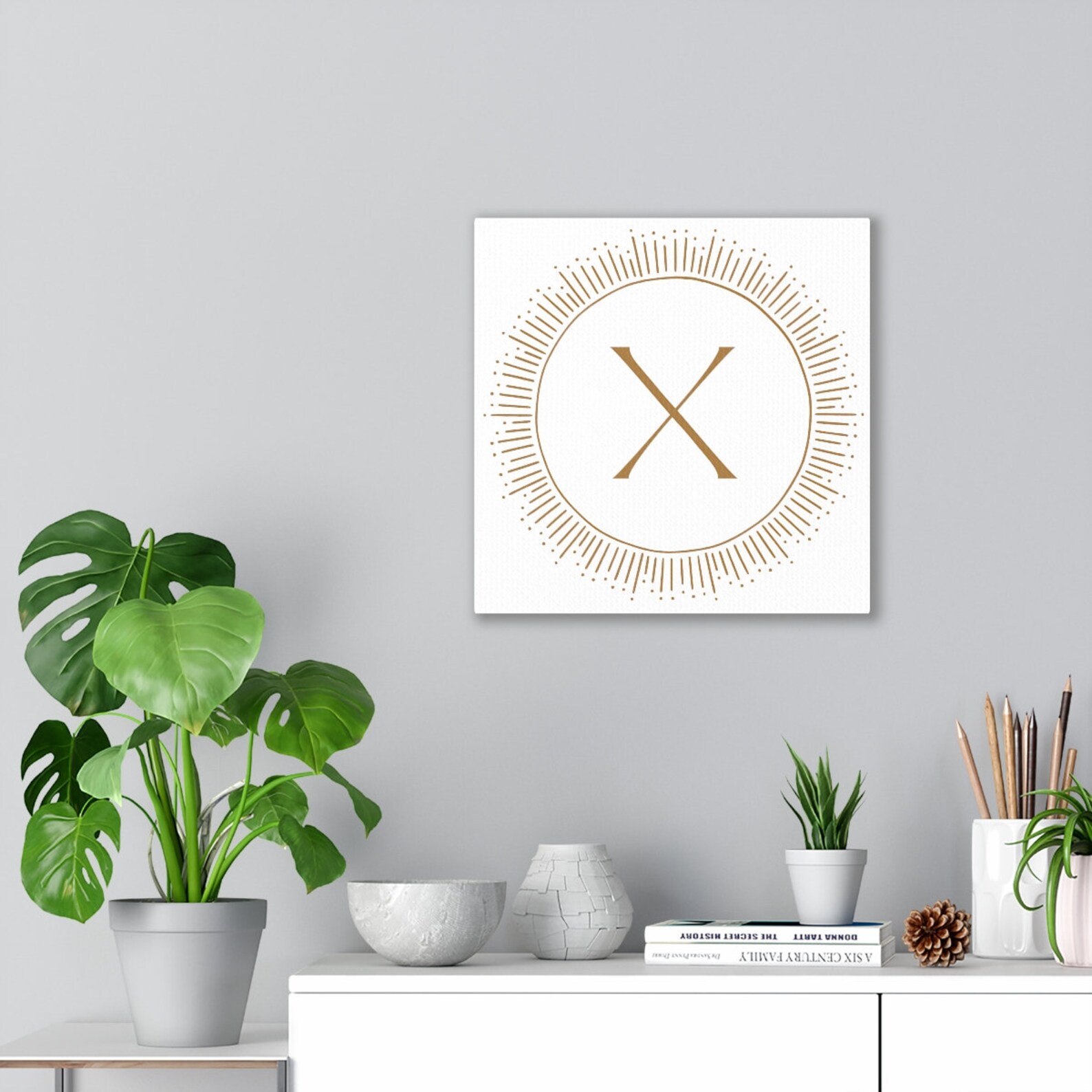 Minimalist Family Crest Monogram Frame Designs | 100 Variations in .SVG ...