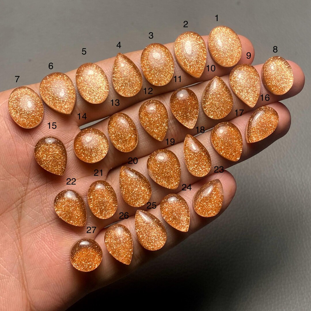 Red Sandstone & Crystal Doublet Top Grade Quality Cabochon Loose ...