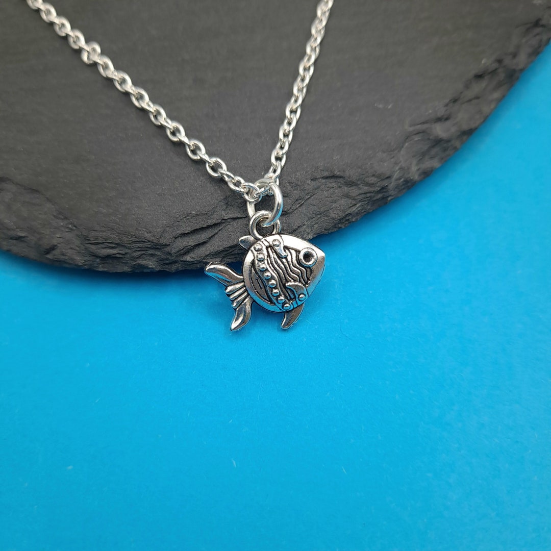 Fish Necklace, Fish Jewellery, Fish Gift, Fish Lover Gift, Animal Lover ...