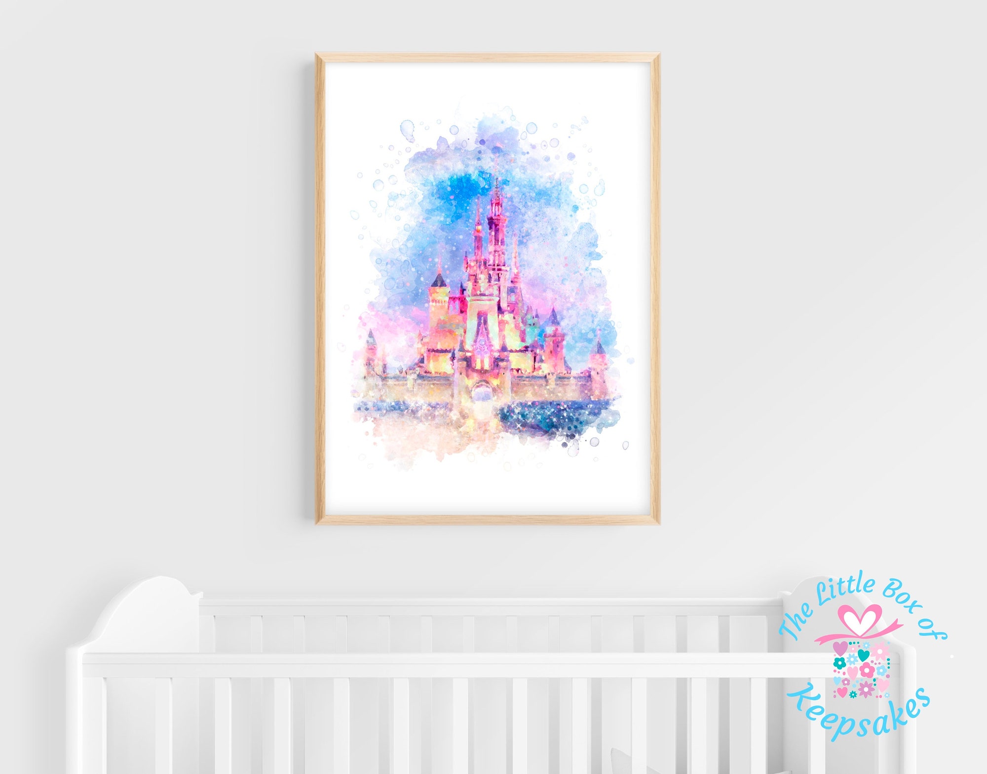 Castle Magic Kingdom Mickey Mouse Walt Disney World Poster Designed ...