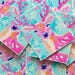 Christmas Wall Art Prints Bundle, Pink and Blue Vibrant Quirky ...