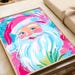 Christmas Wall Art Prints Bundle, Pink and Blue Vibrant Quirky ...