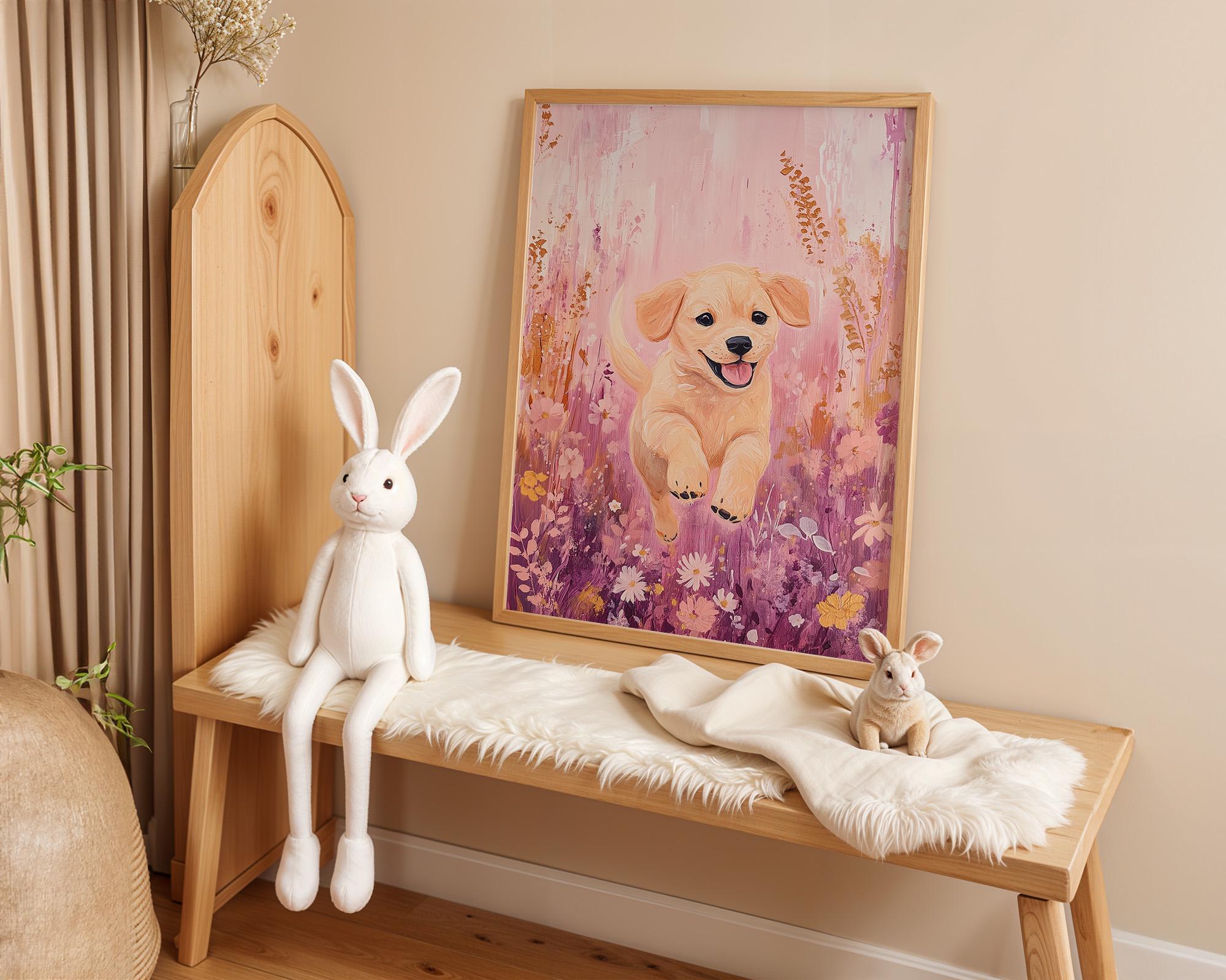 Cute Puppy Decor Dog Lover Printable Digital Download Poster Girls Room ...