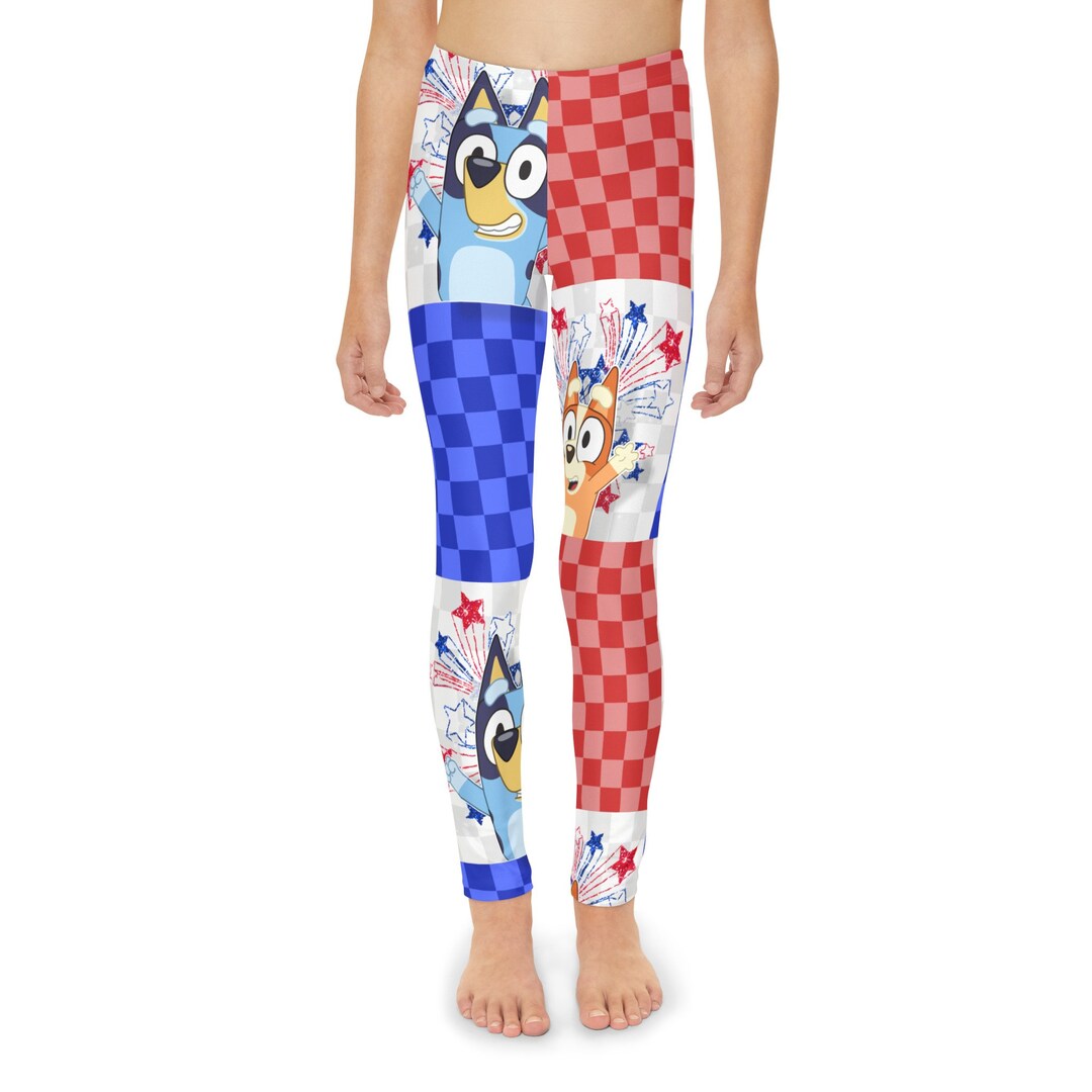 Bluey and Bingo Fireworks Kids Leggings - Etsy