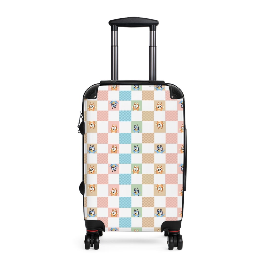 Bluey and Bingo Checkered Suitcase - Etsy