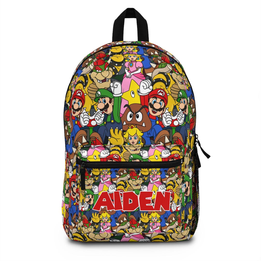 Video Game Character Backpack Personalized Boys Backpack Back to School ...