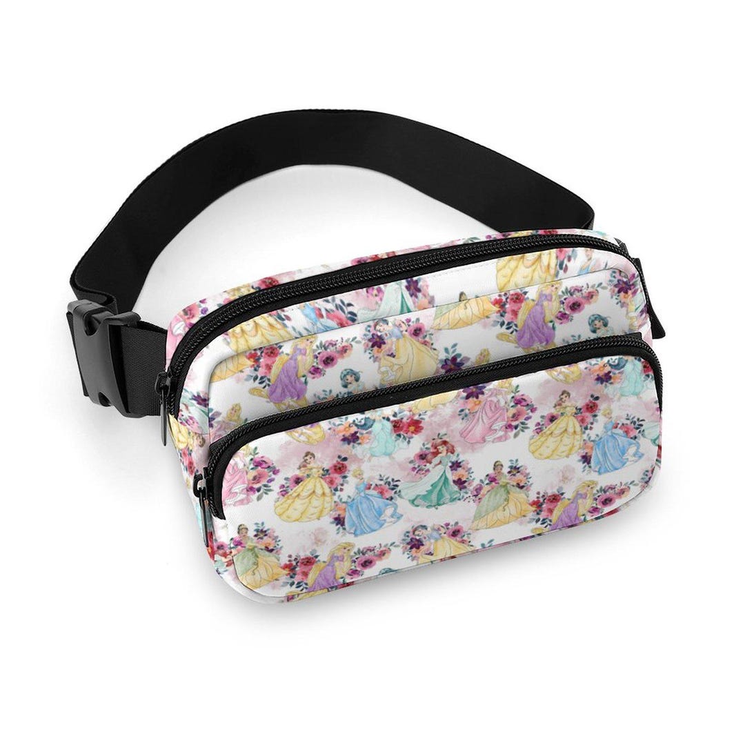 Princess Watercolor Fanny Pack, Princess Fanny Pack for Girls, Girls ...