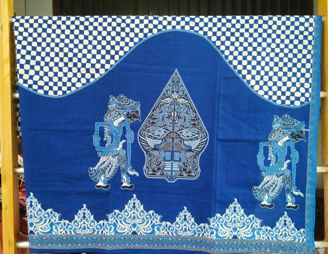 Wayang Batik Motif of Indonesian Batik Fabric - Etsy