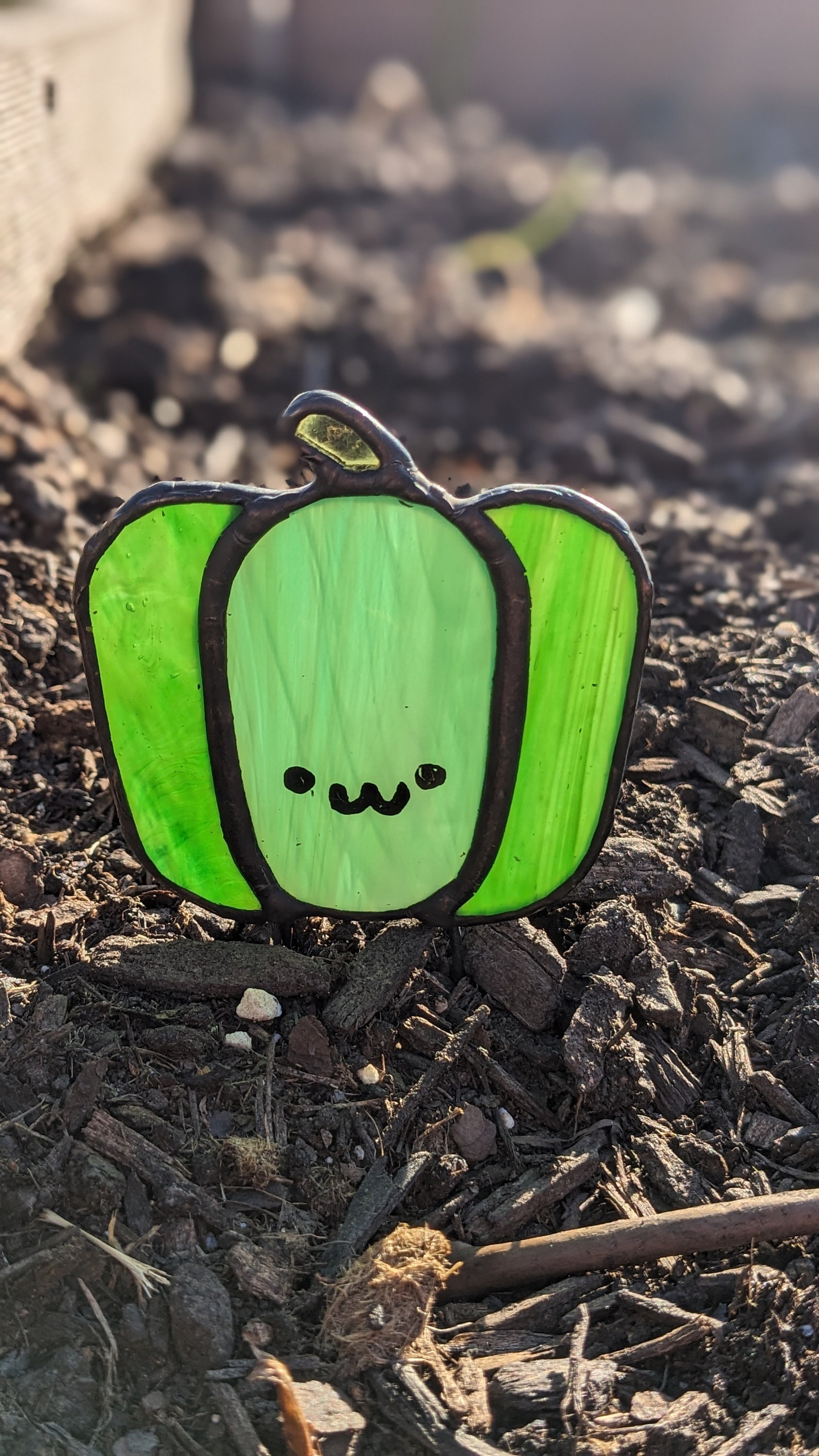 Cute Veggie Stained Glass Plant Stake Crop Markers - Etsy