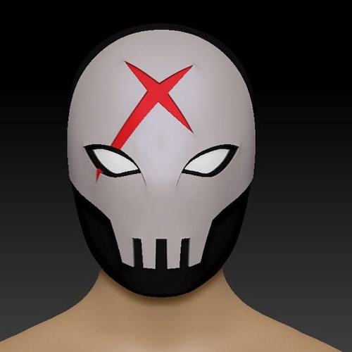 Red X Mask - Etsy
