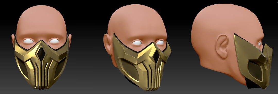 Scorpion Mask Mortal Kombat 11 3d Printable Model - Etsy