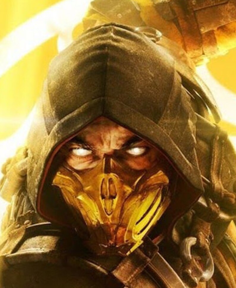 Scorpion Mask Mortal Kombat 11 3d Print Model - Etsy