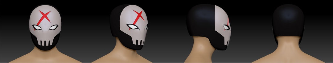 Red X Robin Teen Titans Helmet 3d Model Printable Costume Cosplay File ...