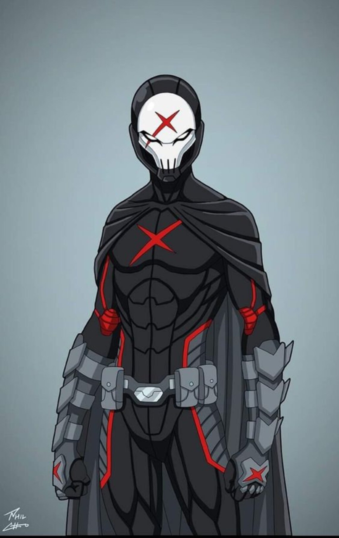 Red X Robin Teen Titans Helmet 3d Model Printable Costume Cosplay File ...