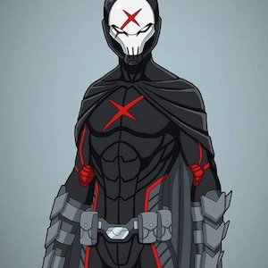 Red X Robin Teen Titans Helmet 3d Model Printable Costume Cosplay File ...