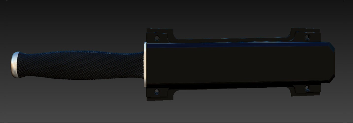 Deadpool Knife From First Deadpool Movie Leg Shin Guard Knife 3d ...