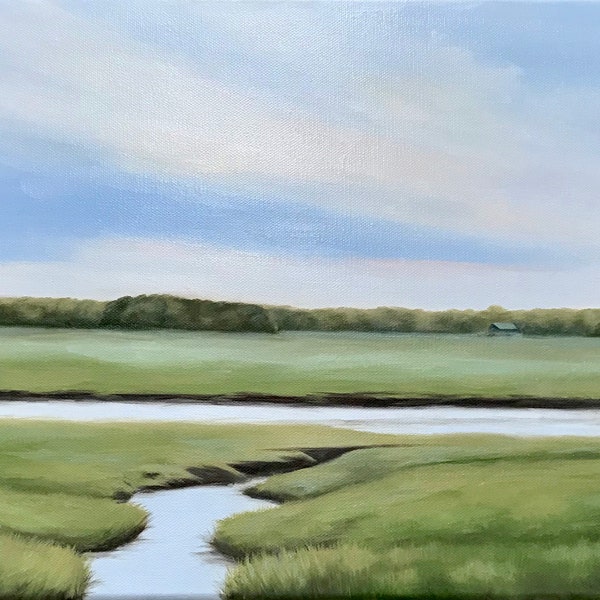 Marsh Painting - Etsy