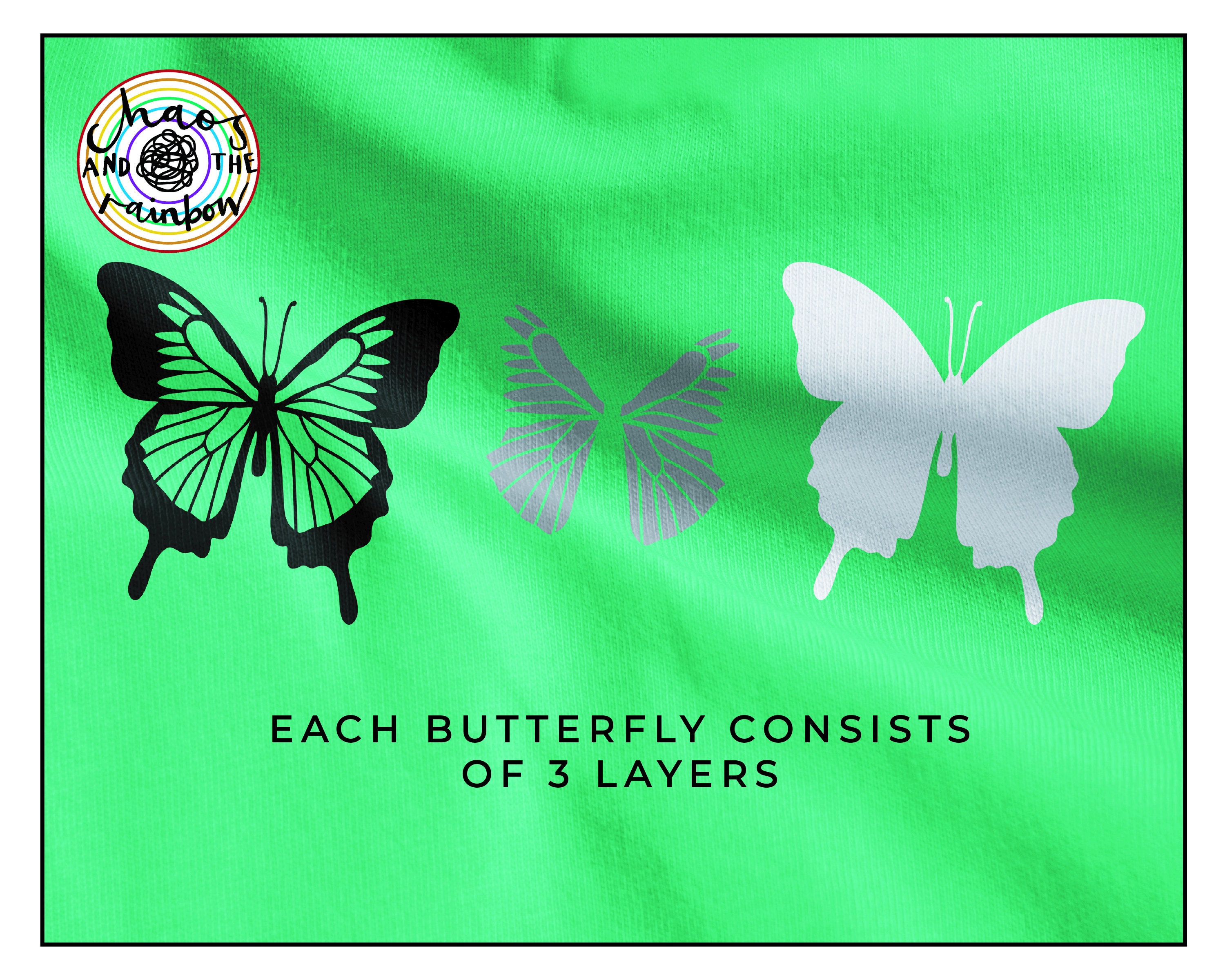 Butterfly SVG Bundle, Layered Butterfly Svg, Butterfly Png, Butterfly ...