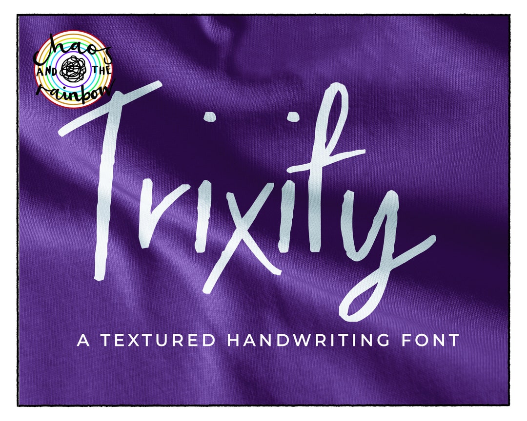 Trixity Hand Drawn Font Sketchy Font File Oft File Cricut - Etsy