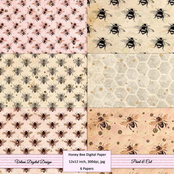Honey Bee Wallpaper - Etsy