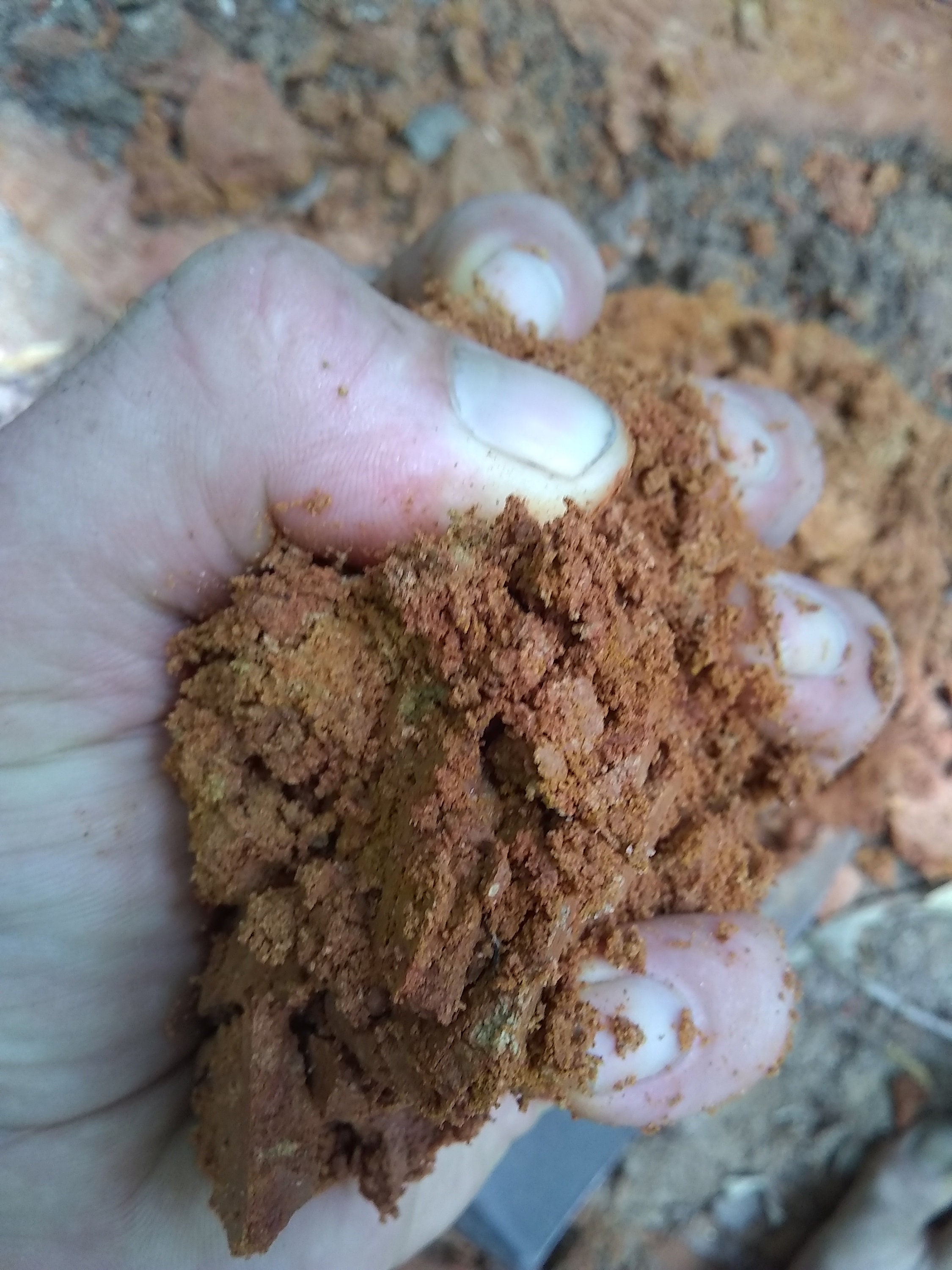 3 pounds of Raw Red Clay from ALABAMA Garden beauty | Etsy