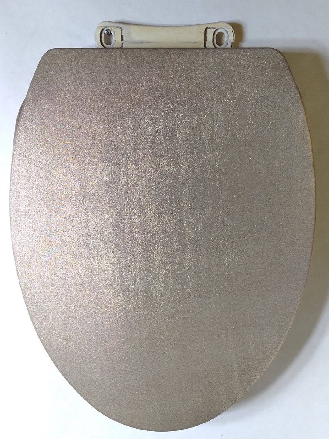 Shiny Gold Sparkle Cloth Toilet Seat Lid Covers for Elongated Toilets ...