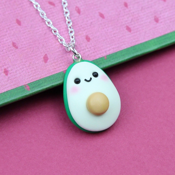 Avocado Necklace - Etsy
