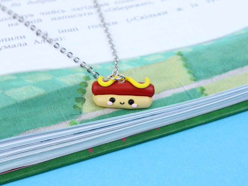 Kawaii Hot Dog Keychain Gift for Boyfriend Miniature Food - Etsy