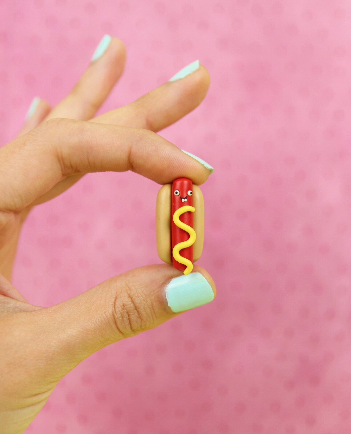 Funny Hot Dog Brooch, Gift for Friends, Miniature Food Pin, Sausage ...