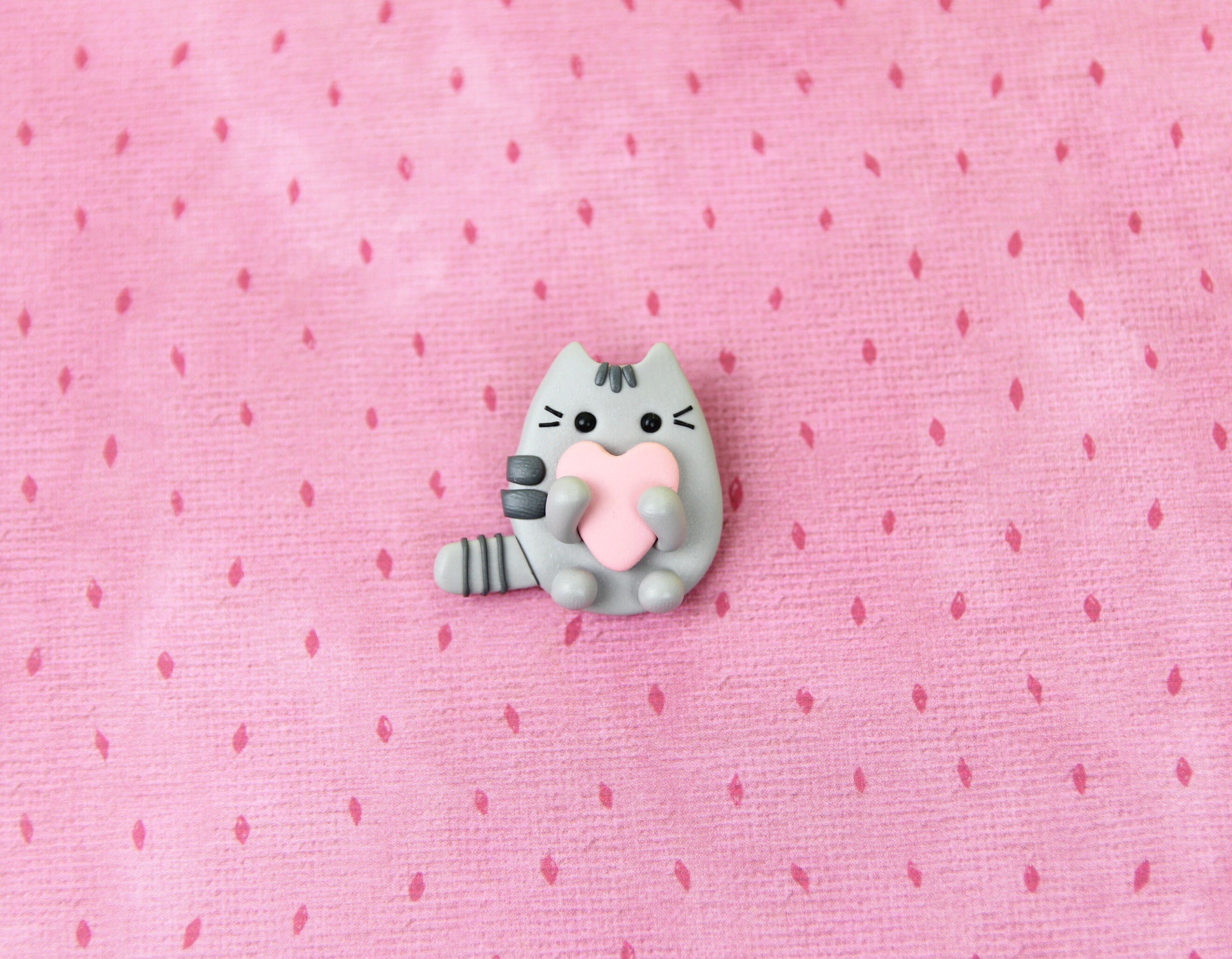 Lovely Pusheen Pin Romantic Gift for Her Pusheen Lover Gift | Etsy