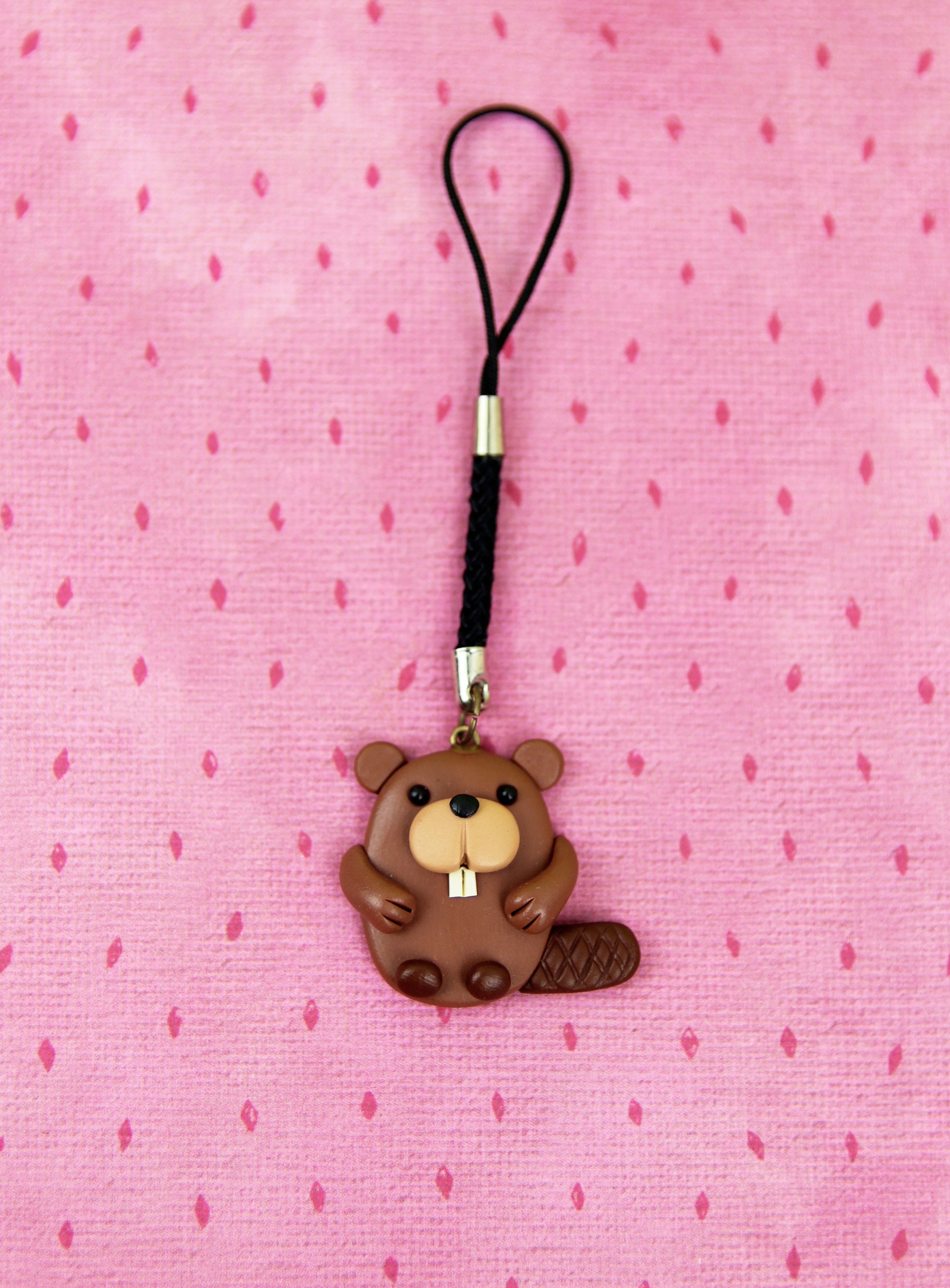 Beaver Keychain, Woodland Animal Charm, Funny Wildlife Necklace, River ...