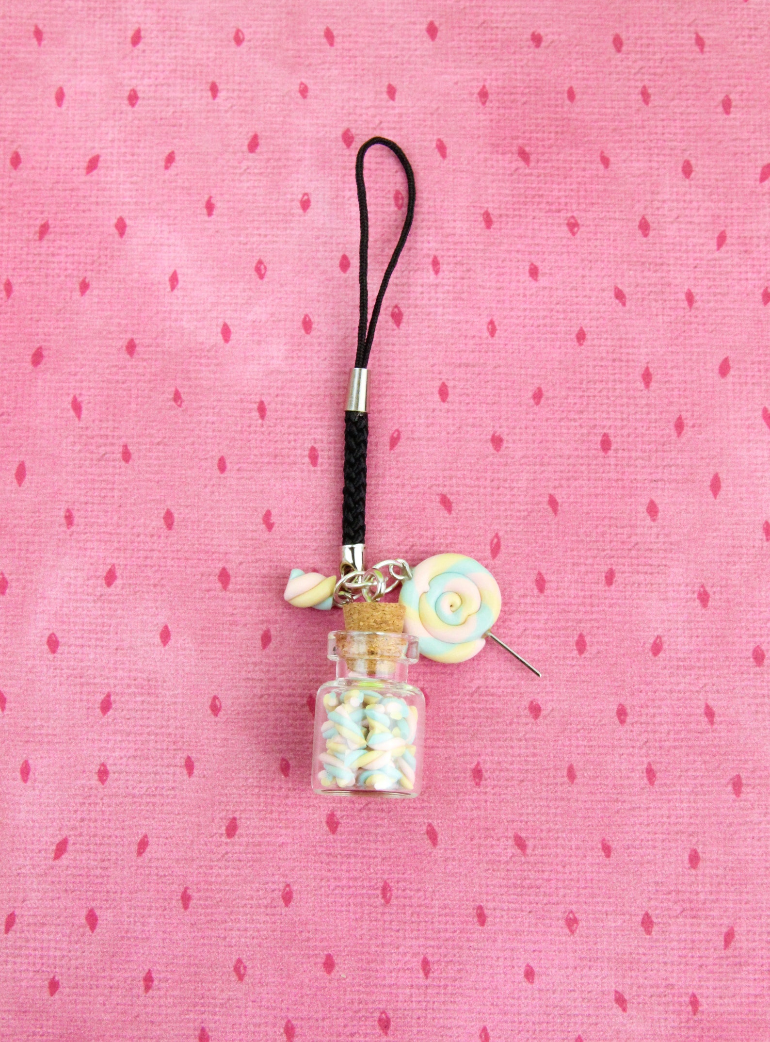 Mini Bottle With Marshmallow Keychain Cute Birthday Gift - Etsy