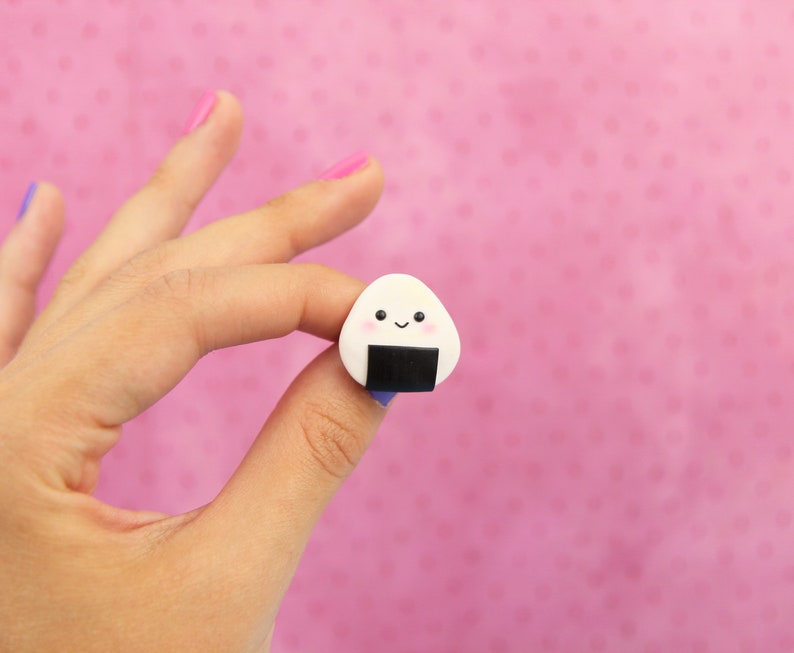 Onigiri Earrings Kawaii Rice Ball Jewelry Japan Lover Gift - Etsy