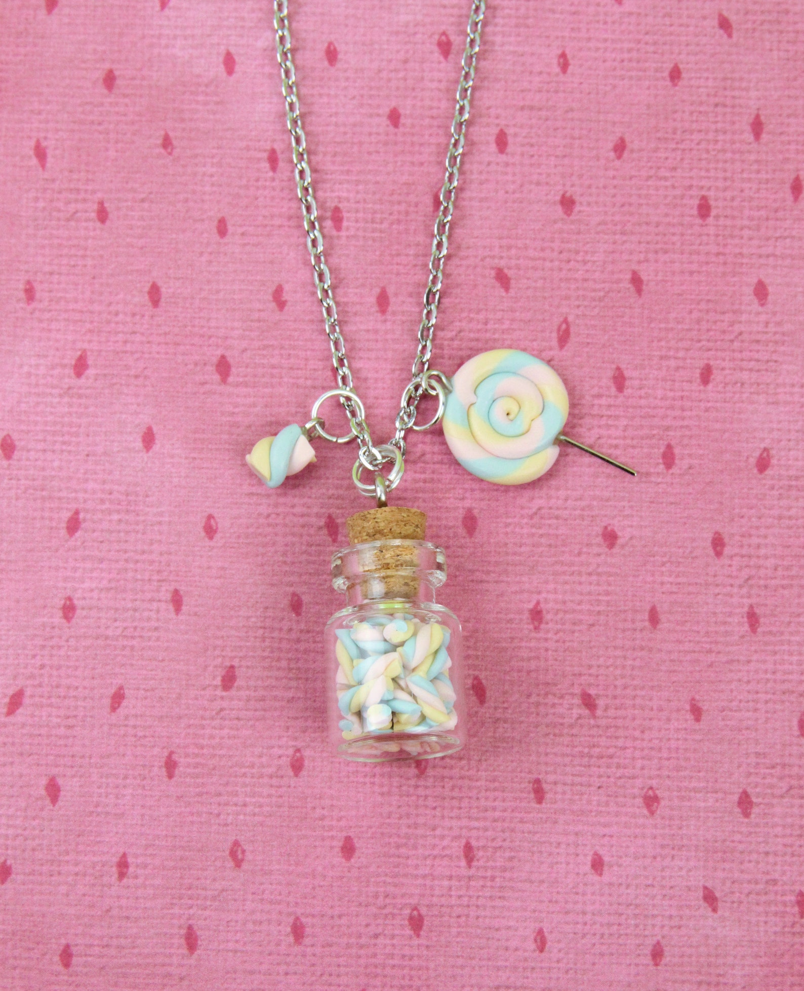 Mini Bottle With Marshmallow Keychain Cute Birthday Gift | Etsy