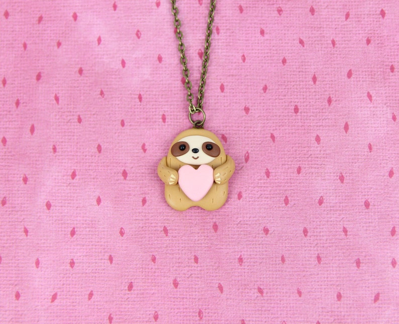 Cute Sloths Pin Valentines Day Gift Brown Throated Sloths - Etsy