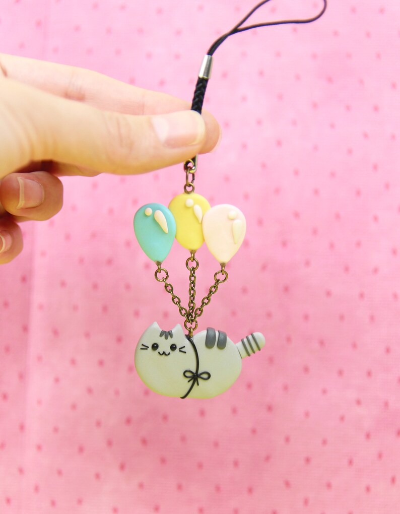 Pusheen on Balloons Pin Gift for Kids Birthday Party | Etsy