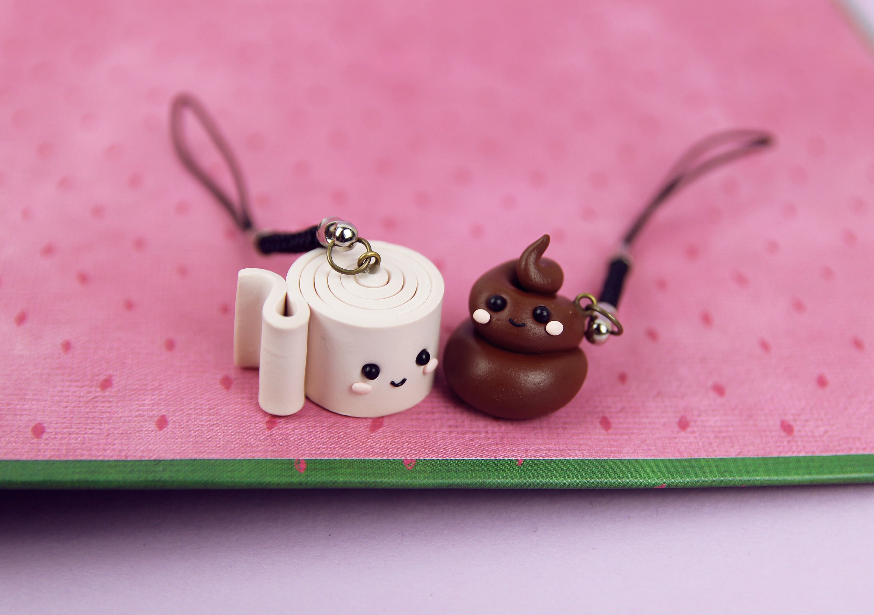 Poo and Toilet Paper Keychain Set Gift for Boyfriend Couple | Etsy