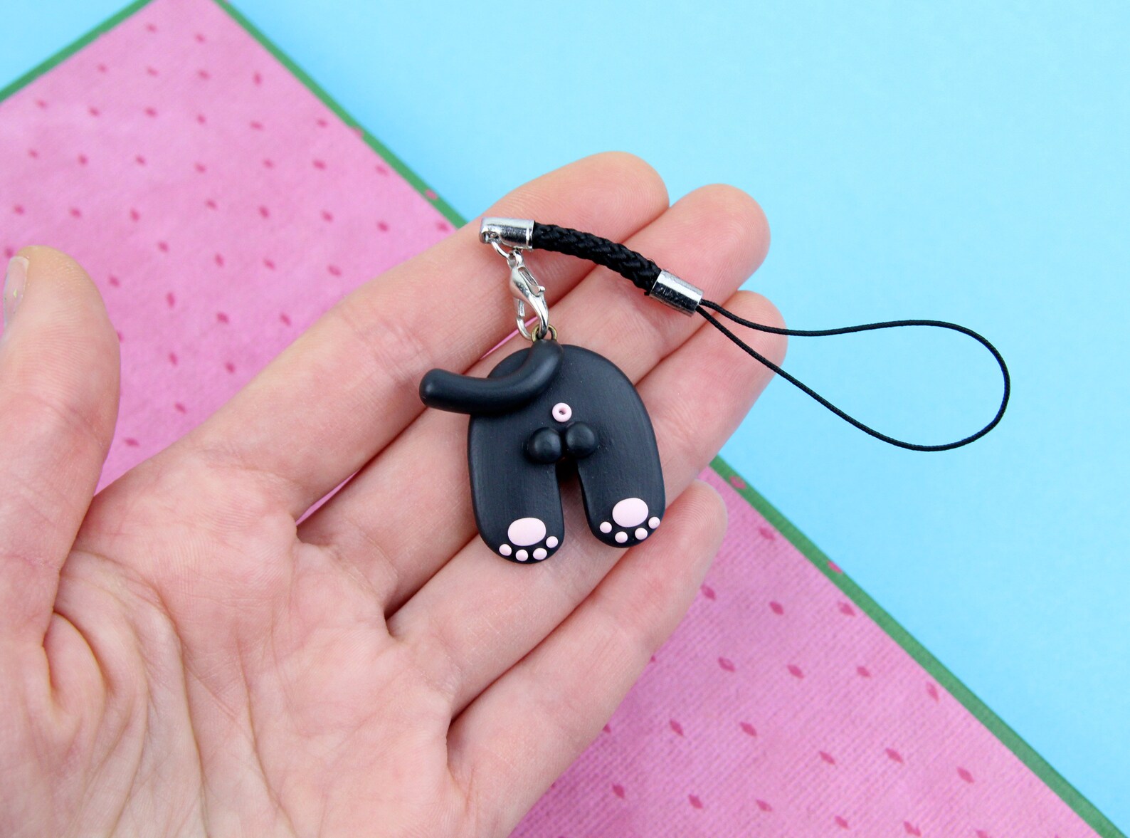 Cat Butt Earrings, Gag Gift for Cat Lovers, Black Kitty Butt Jewelry - Etsy