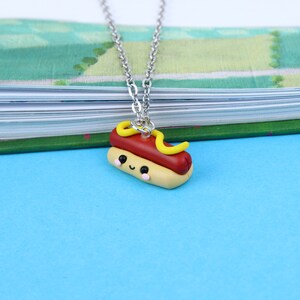 Kawaii Hot Dog Keychain, Gift for Boyfriend, Miniature Food Charms ...