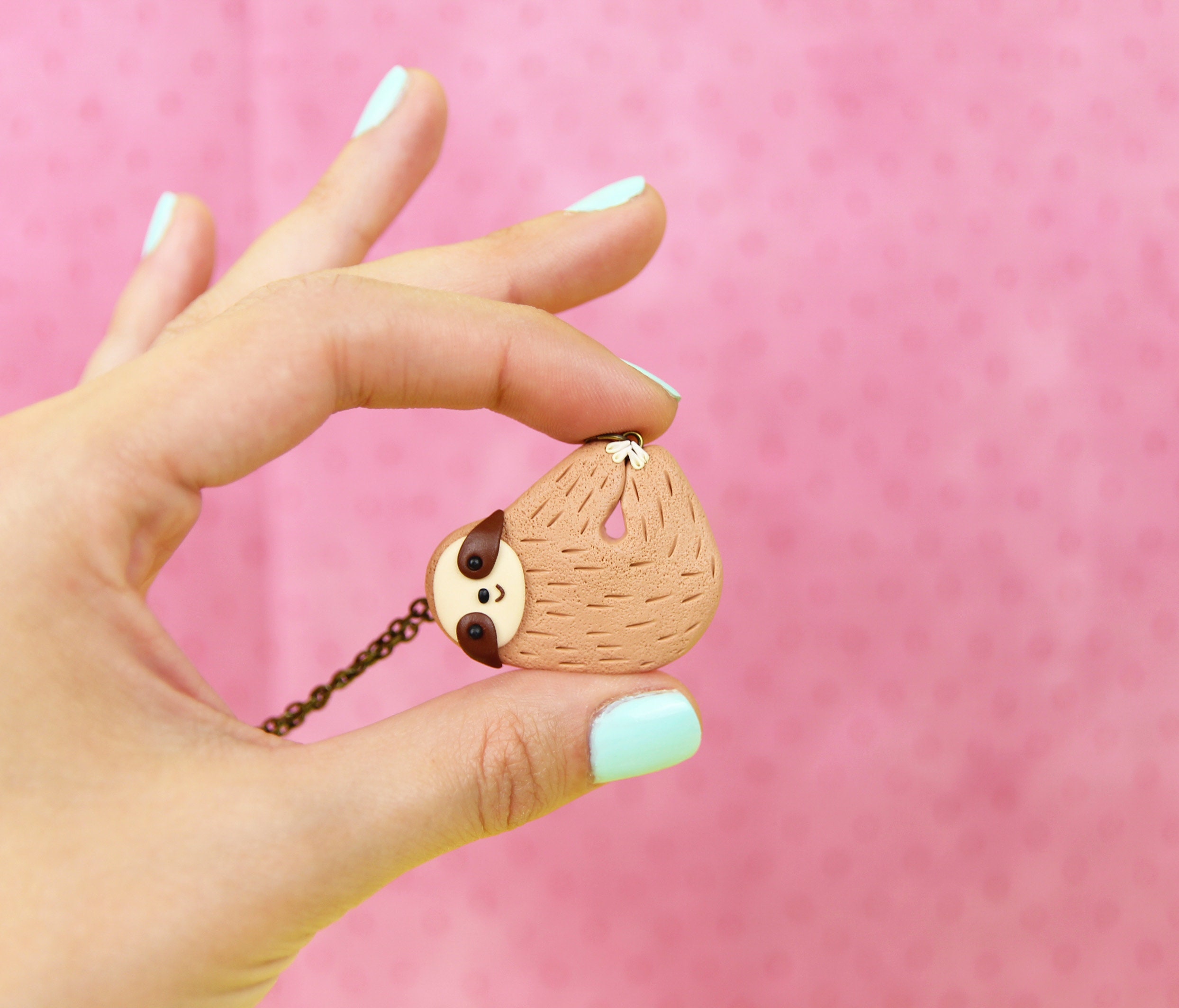 Sloths Keychain, Gift for Zookeeper, Tropical Animal Keychain, Funny ...