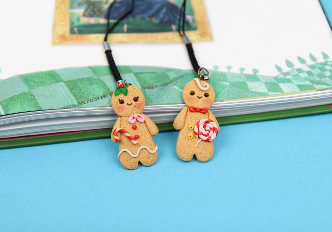 Couple Keychain Set Gingerbread Man Keychain Set Gift For | Etsy